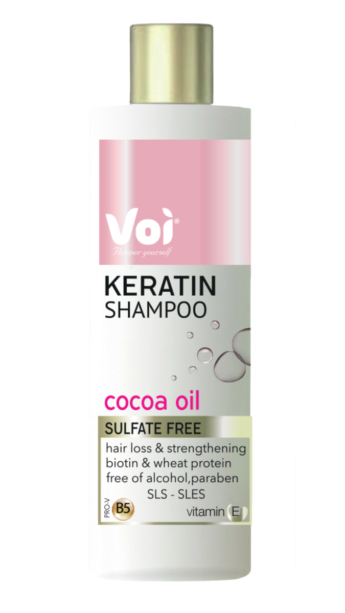 Voi - Keratin Shampoo - Cocoa Oil (Sulfate Free) - Hair Loss & Strengt – Mosh